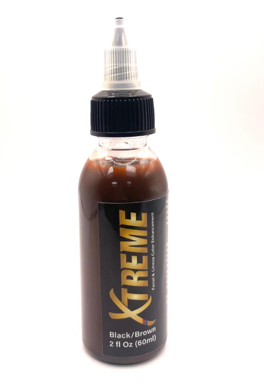 XTREME facial & lineup color enhancement black/brown semi color 2fl oz